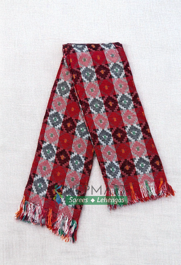 Red Dhaka Khata – Nepmart | Your Saree & Lehenga Shop