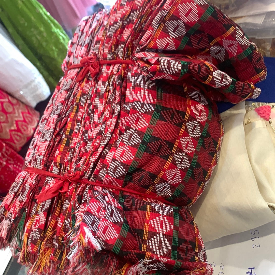 Red Dhaka Khata – Nepmart | Your Saree & Lehenga Shop